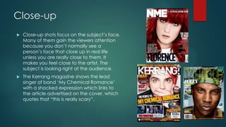 Music Magazine Shot Types | PPTX