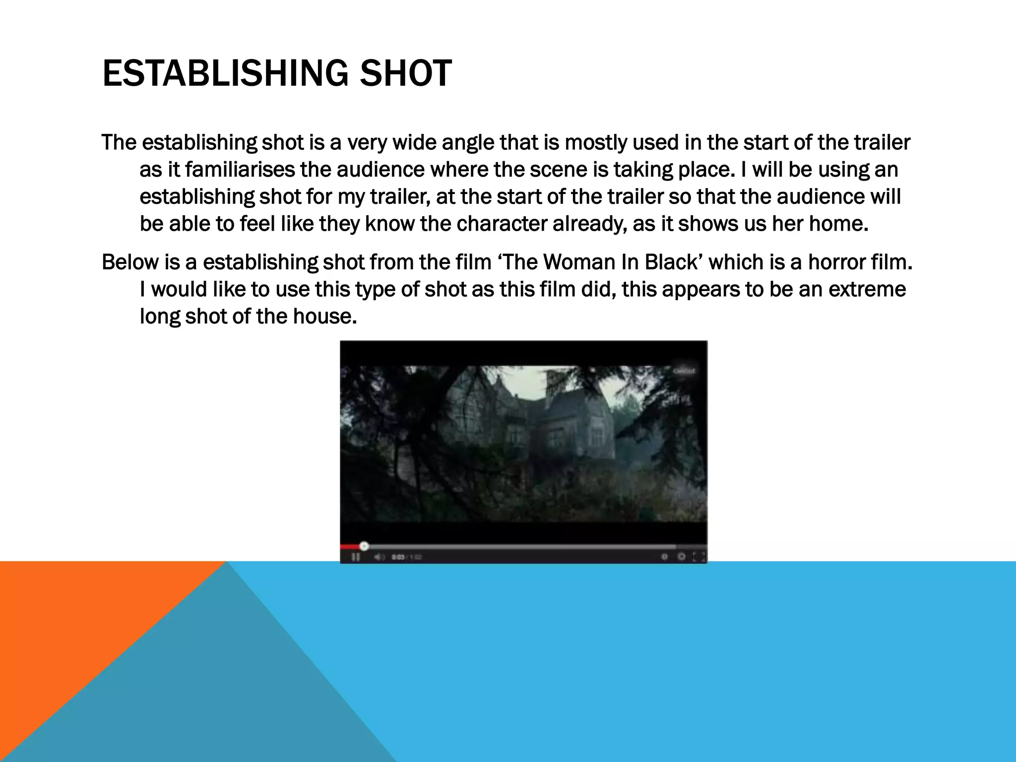 Shot types in horror films | PPTX