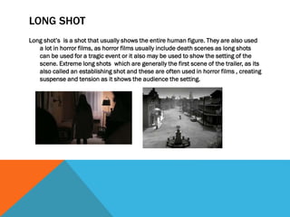 Shot types in horror films | PPTX
