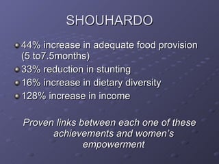 SHOUHARDO CARE Bangladesh Evaluation FY2009 | PPT