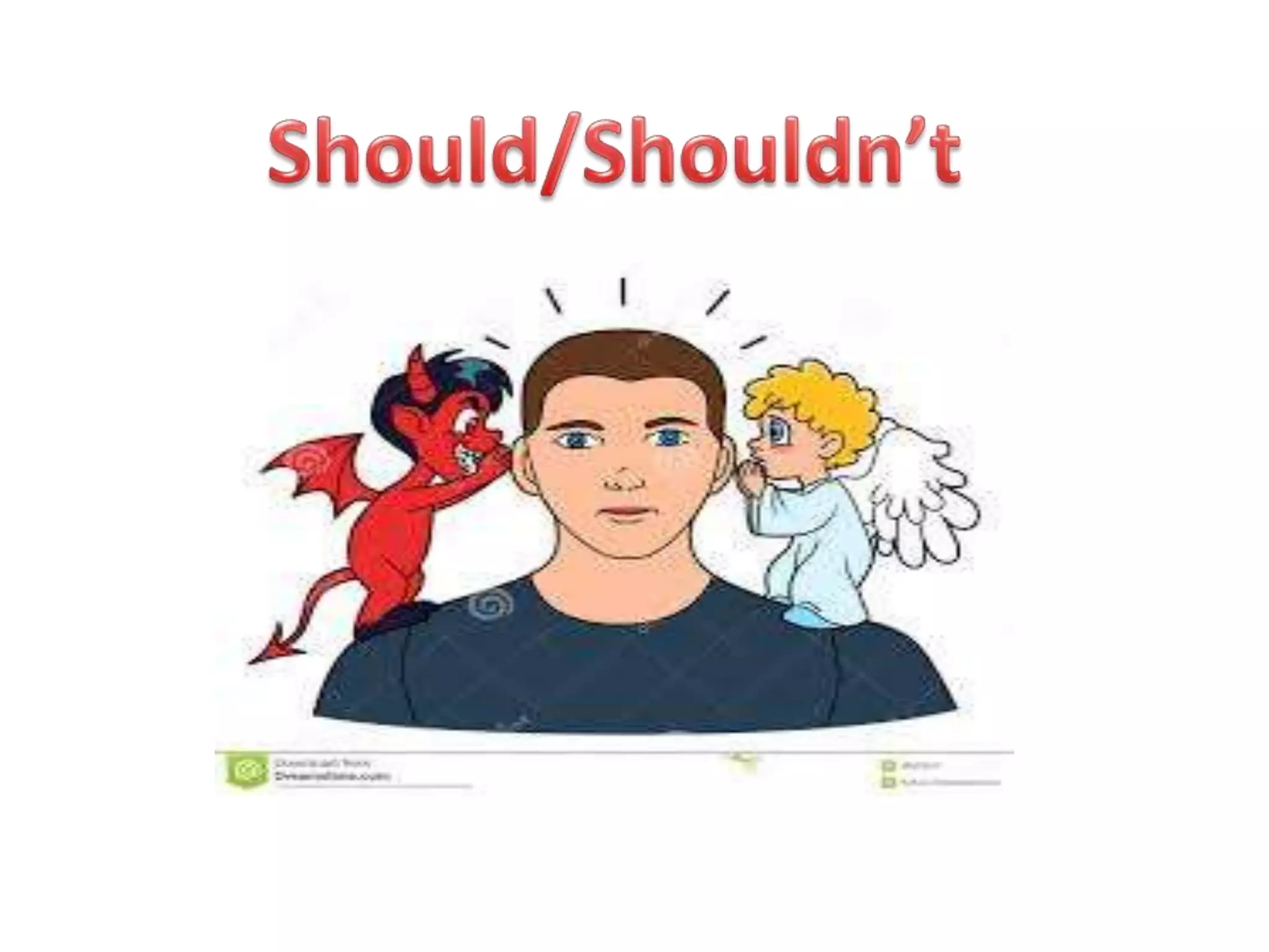 Modal verbs : should - shouldn't | PPTX