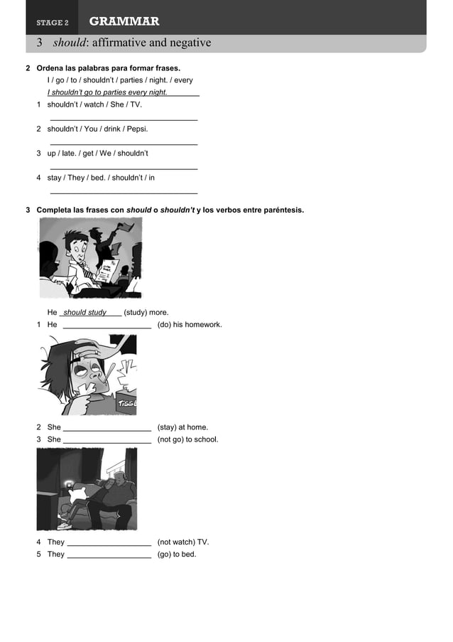 Should affirmative and negative (stage 2) | PDF