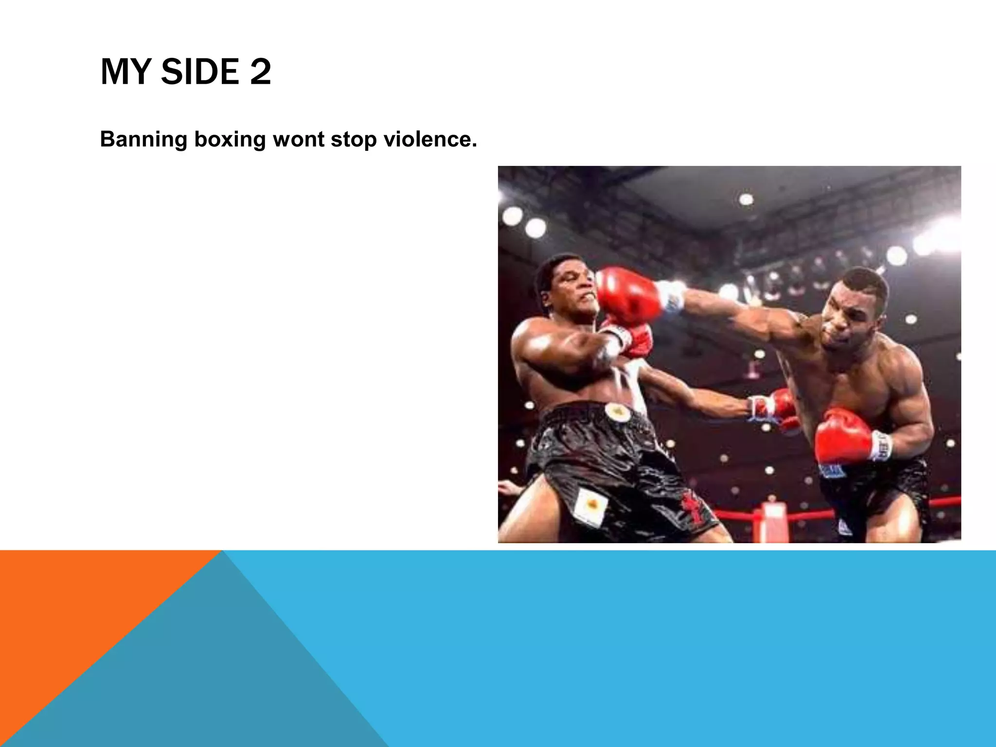 Should boxing be banned pp | PPT