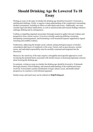 Should Drinking Age Be Lowered To 18 Essay.pdf