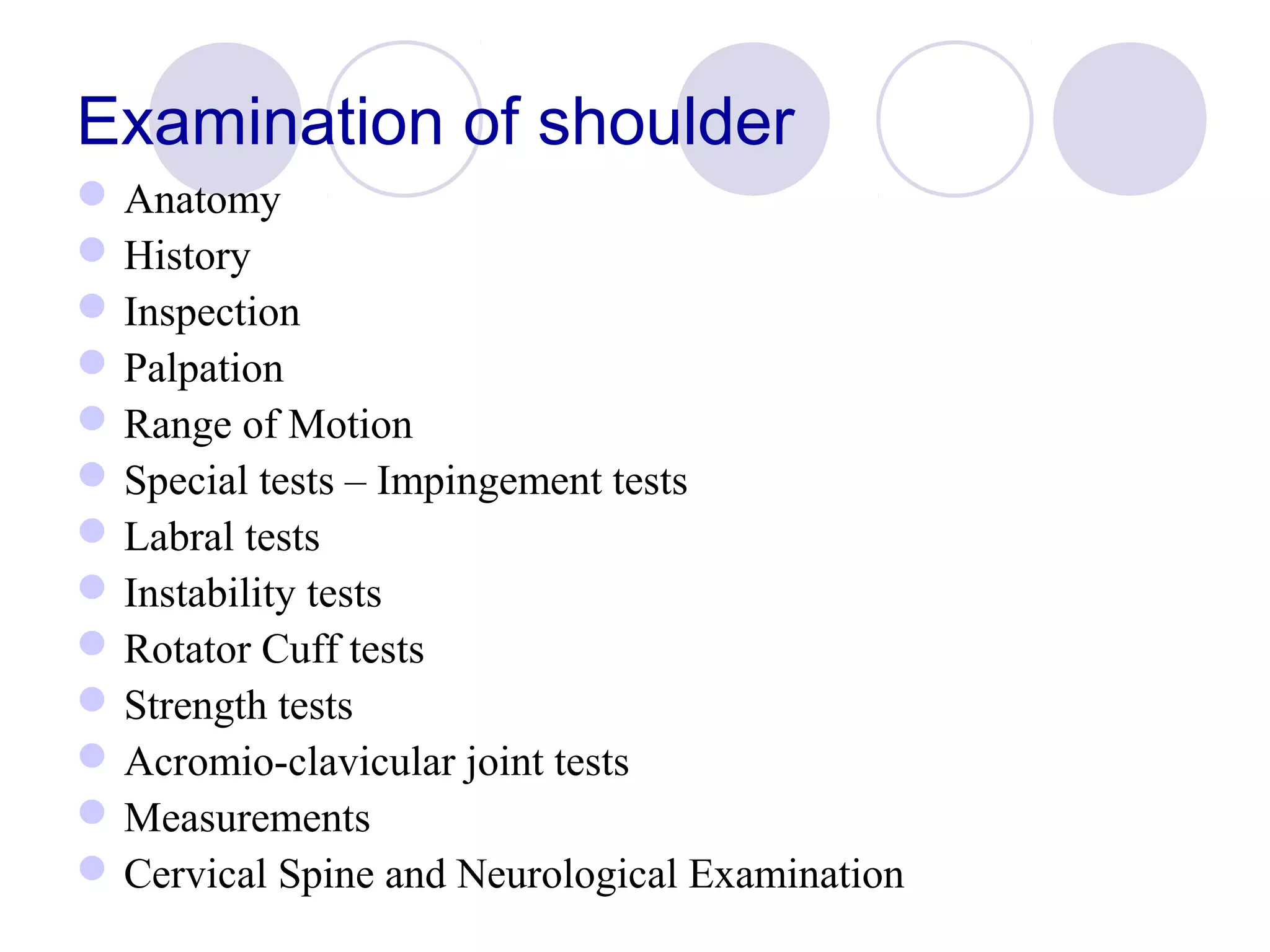 Shoulder | PPT