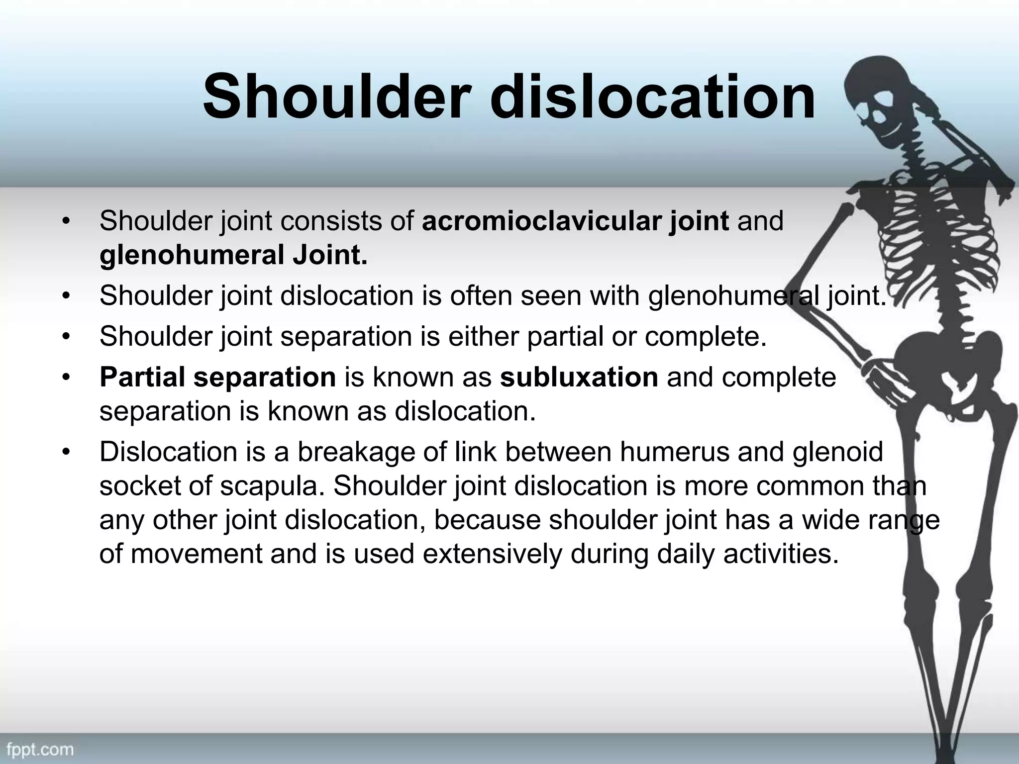 Shoulder | PPT