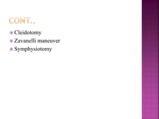 Shoulder dystocia | PPTX