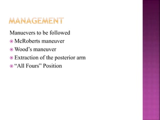 Shoulder dystocia | PPTX