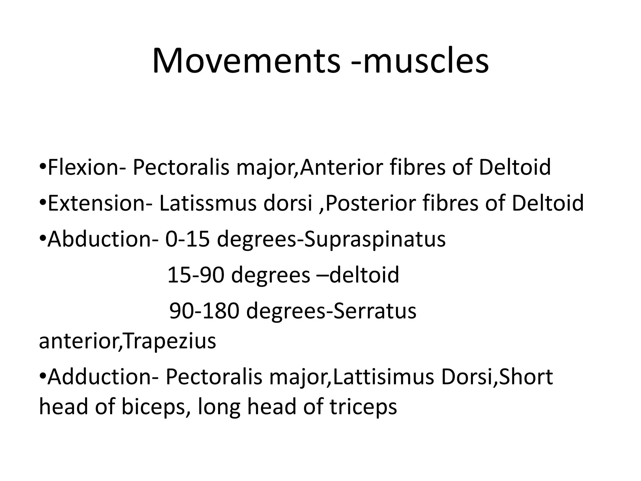 anatomy and biomechanics of Shoulder joint | PPT