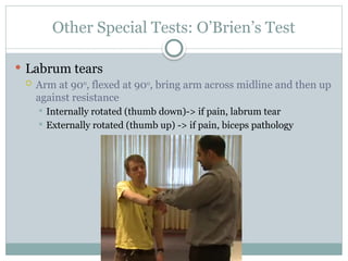 Shoulder joint examination and special tests.pptx