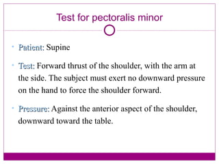 Shoulder & Arm 5 | PPT