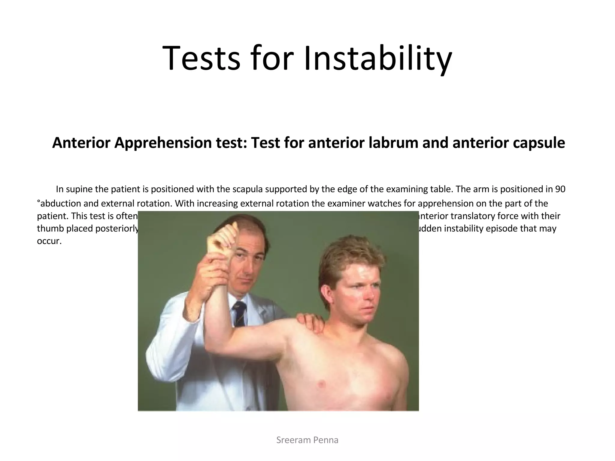 Shoulder Examination | PPT