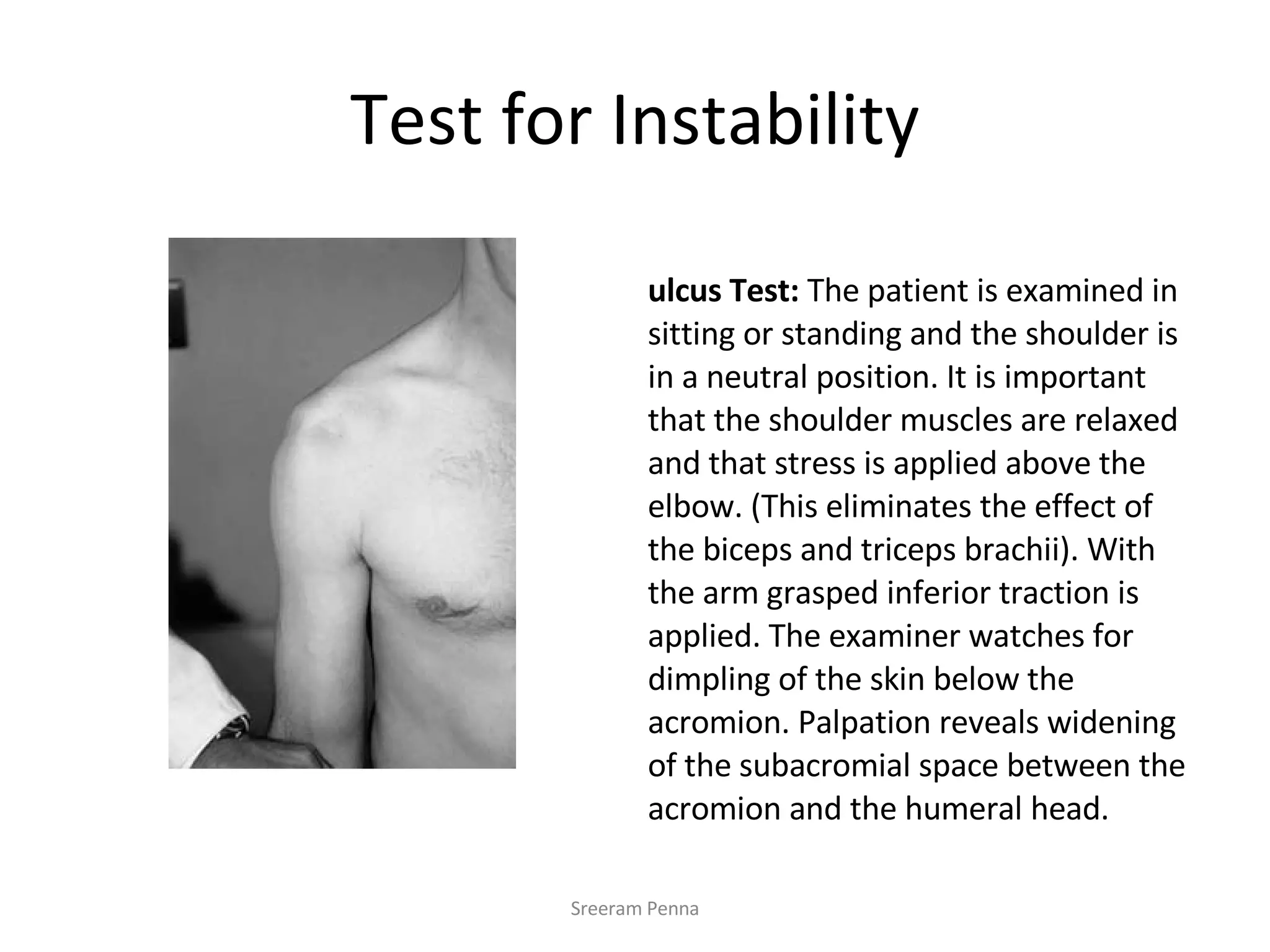 Shoulder Examination | PPT