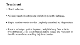 Shoulder fractures around the shoulder | PPTX