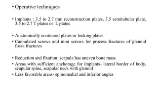 Shoulder fractures around the shoulder | PPTX