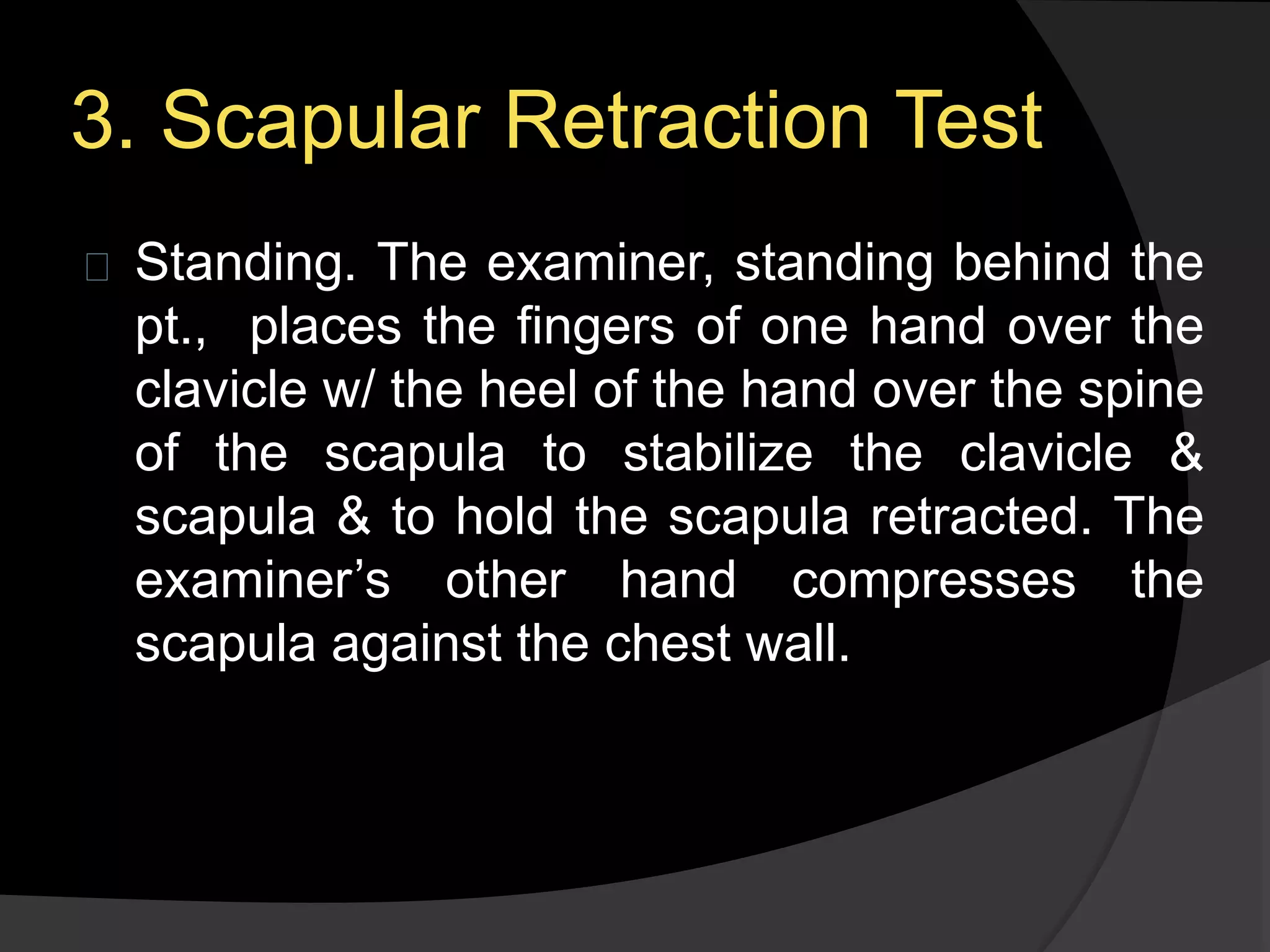 Shoulder - Special Tests | PPTX