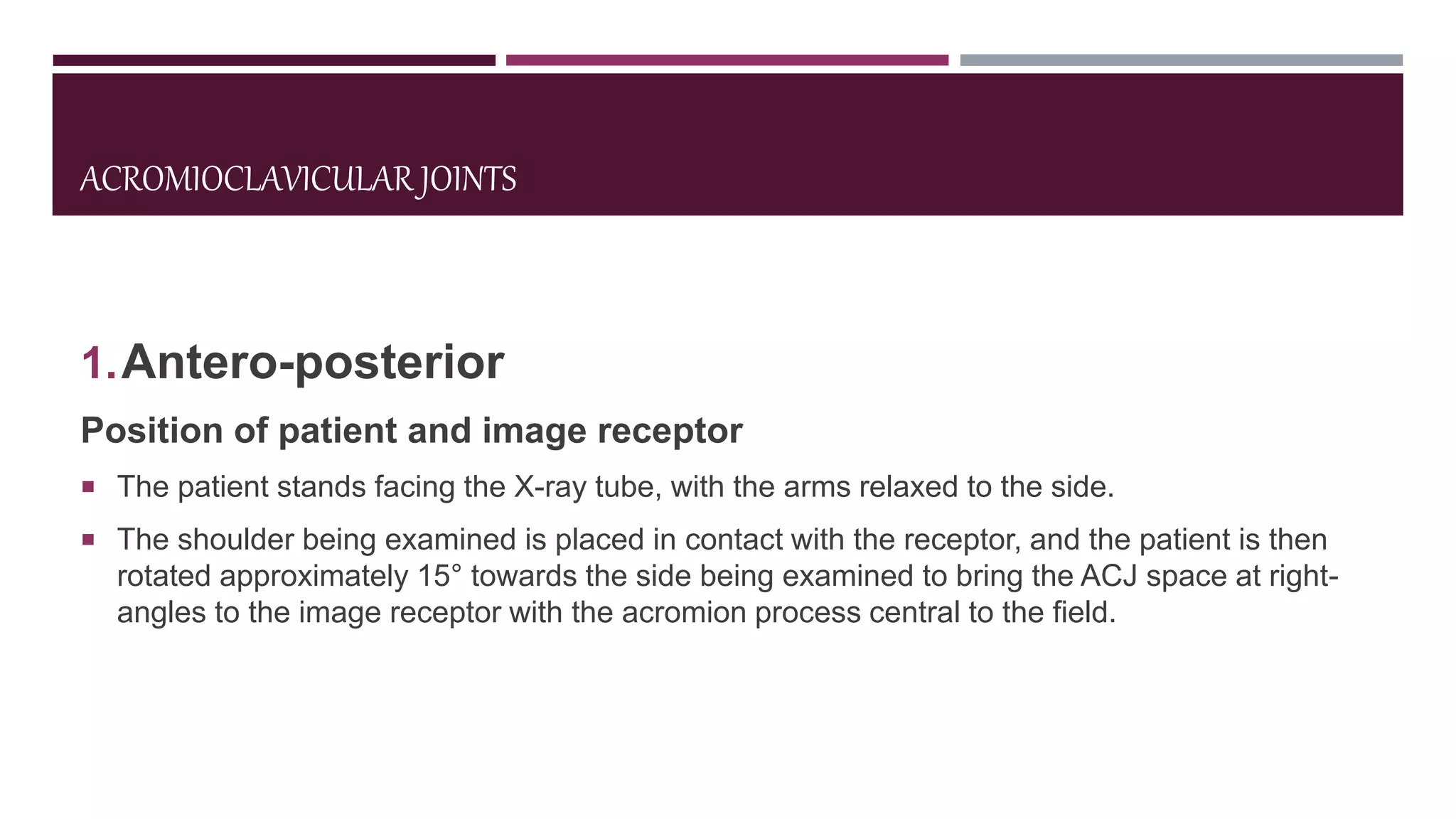 SHOULDER POSITIONING - ANAND GURMAITA ( BSc. RADIOLOGY ) | PPTX