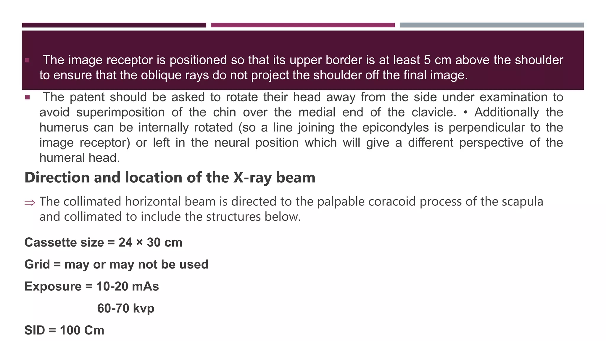 SHOULDER POSITIONING - ANAND GURMAITA ( BSc. RADIOLOGY ) | PPTX