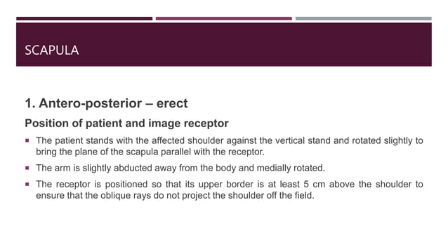 SHOULDER POSITIONING - ANAND GURMAITA ( BSc. RADIOLOGY ) | PPTX | Death ...