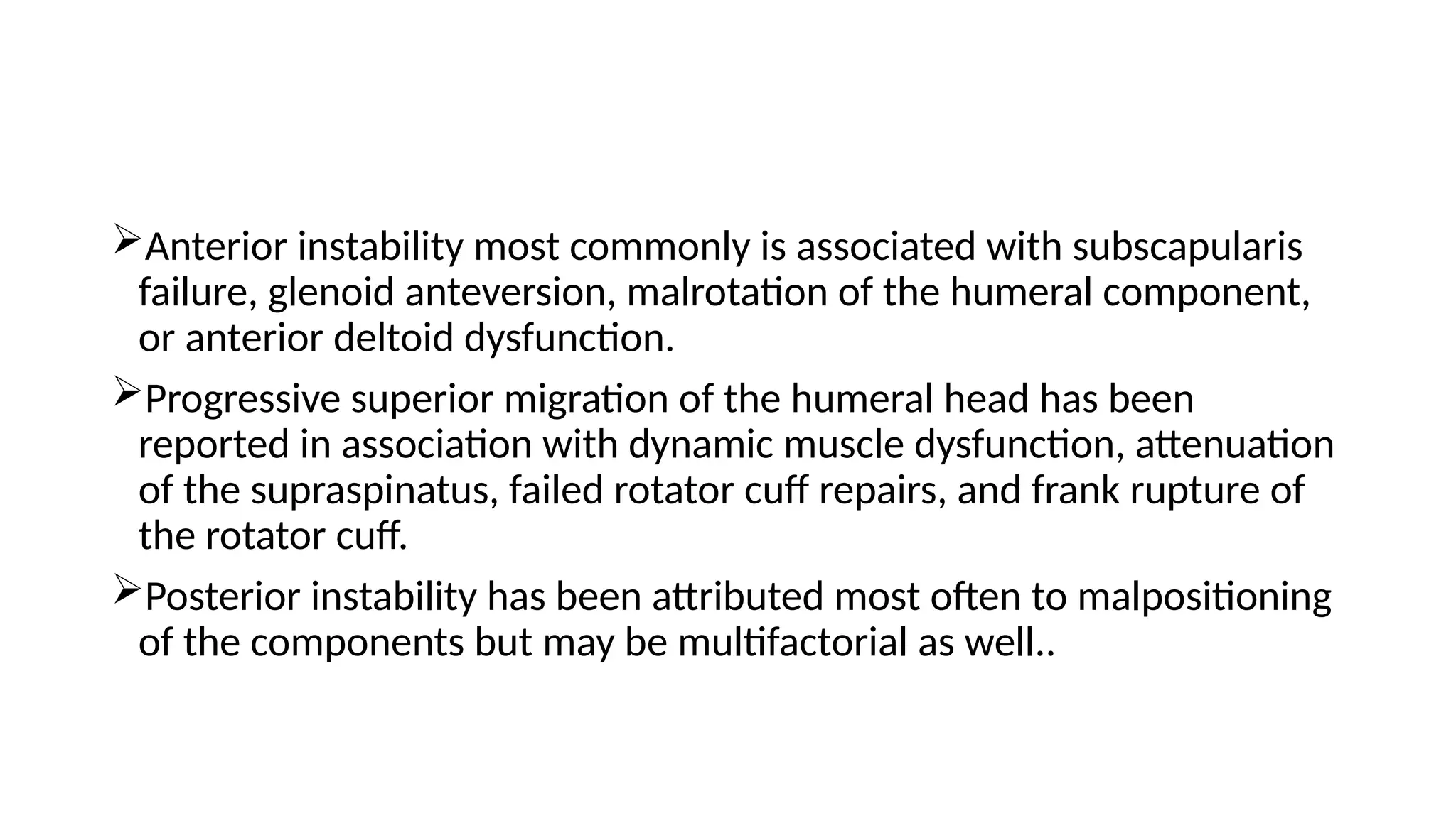 TOTAL AND REVERSE SHOULDER ARTHROPLASTIES | PPTX