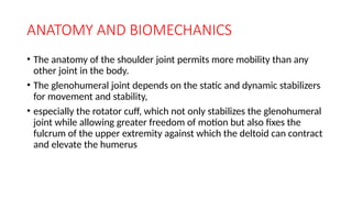 TOTAL AND REVERSE SHOULDER ARTHROPLASTIES | PPTX