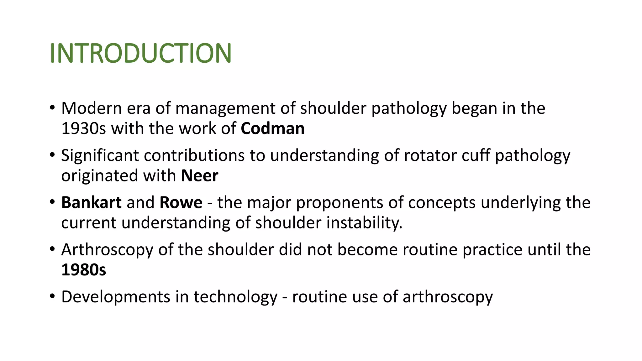 Shoulder arthroscopy | PPTX