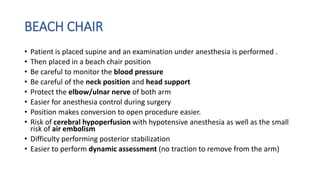 Shoulder arthroscopy | PPTX