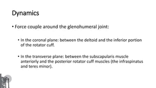 Shoulder bio-mechanics | PPTX