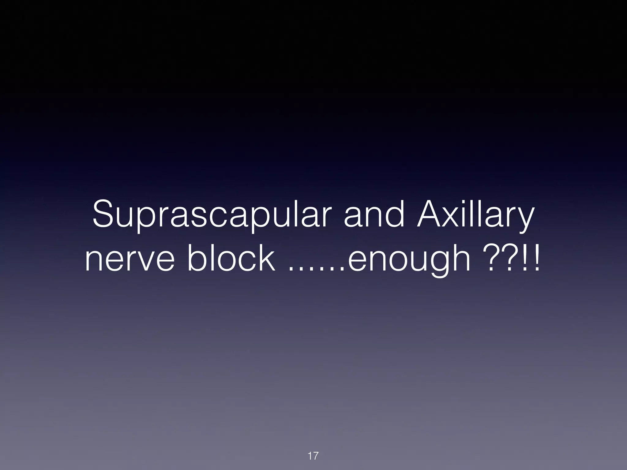 Shoulder block tutorial 2014 | PPT