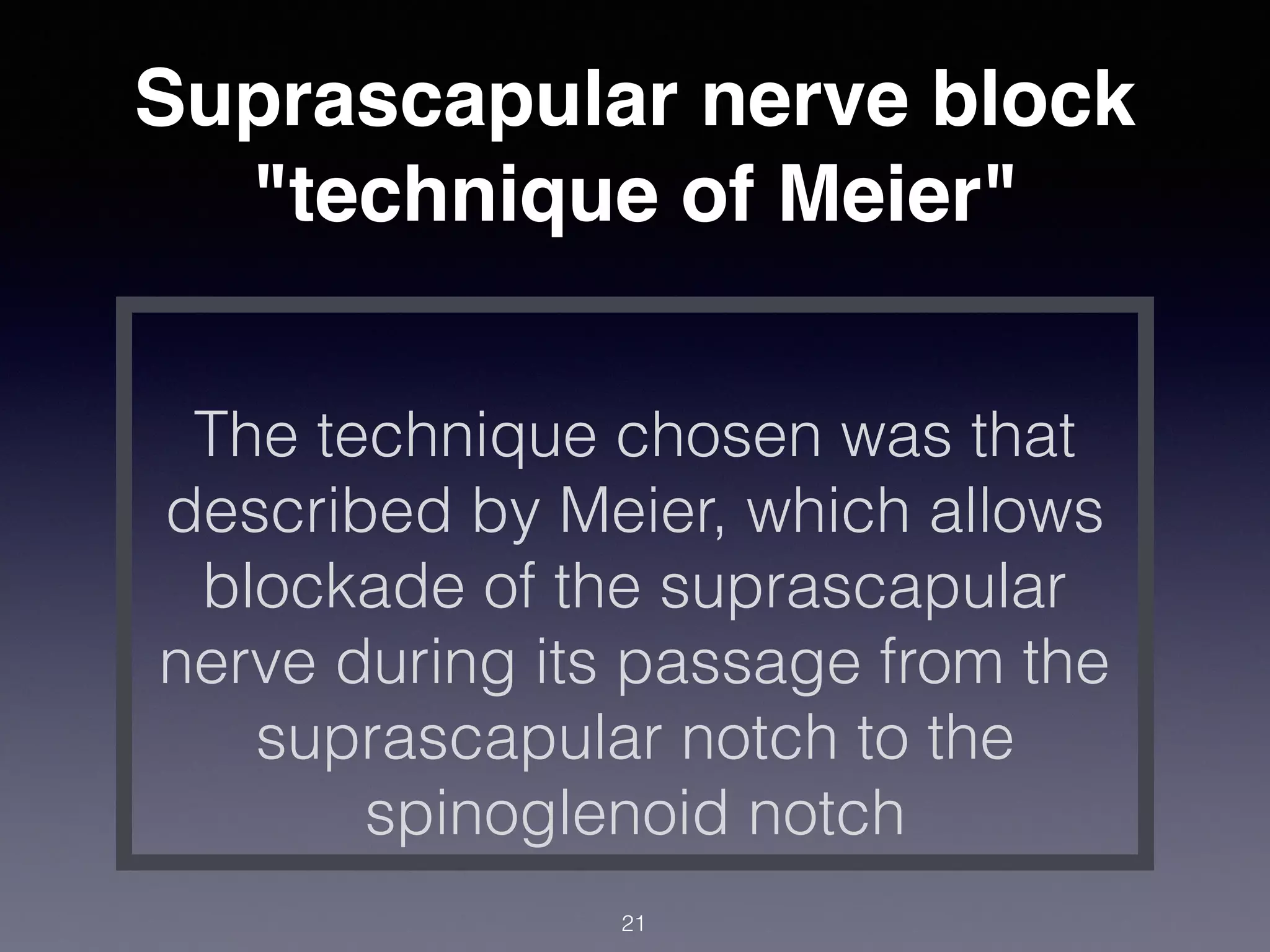Shoulder block tutorial 2014 | PPT