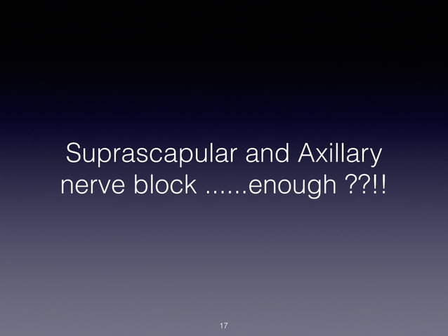 Shoulder block tutorial 2014 | PPT