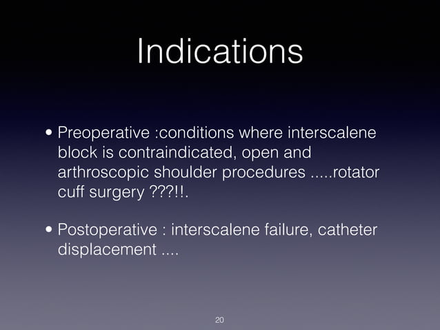 Shoulder block tutorial 2014 | PPT