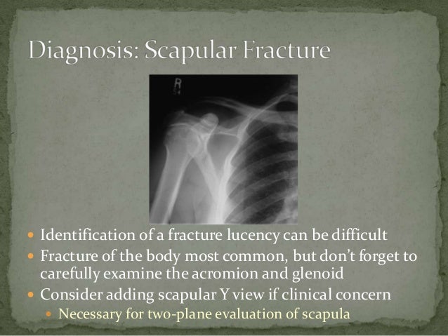 Scapular Fracture