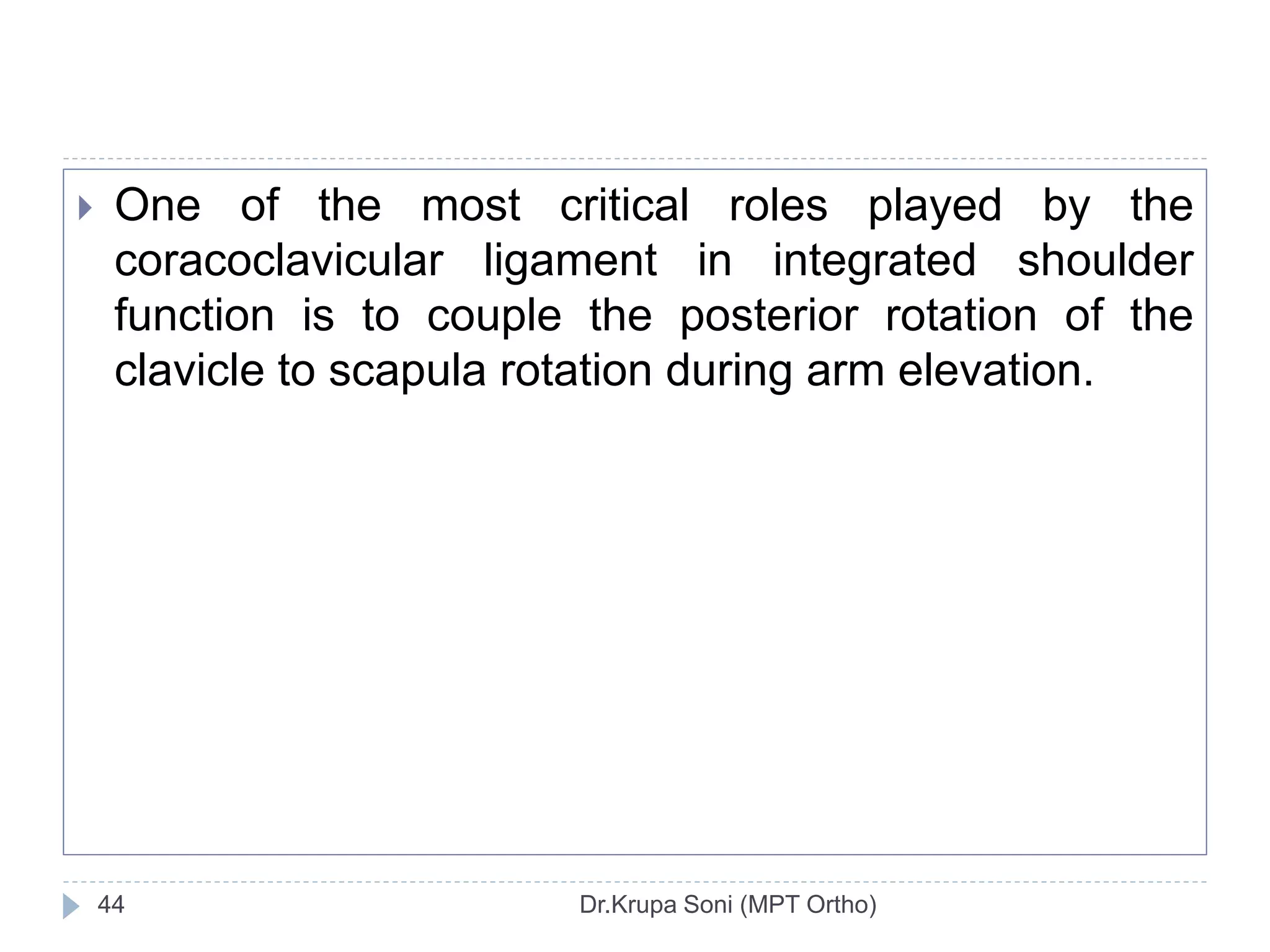 Shoulder complex Biomechanics | PPTX