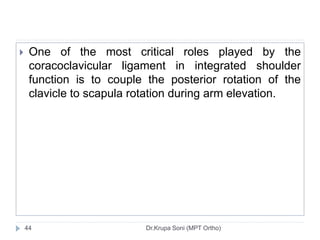 Shoulder complex Biomechanics | PPTX