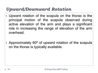 Shoulder complex Biomechanics | PPTX