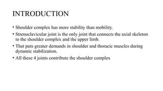 SHOULDER COMPLEX, ANATOMY, INTRODUCTION.pptx