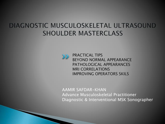 Shoulder Diagnostic Ultrasound.pptx
