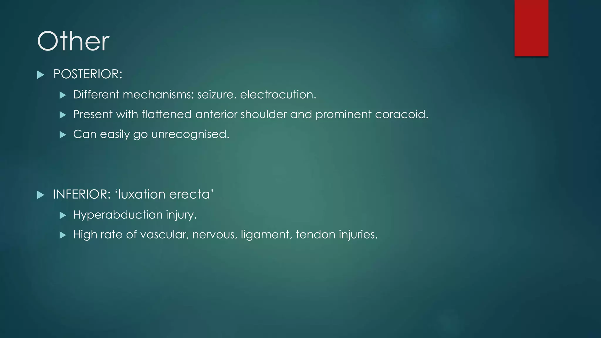 Shoulder dislocation | PPTX