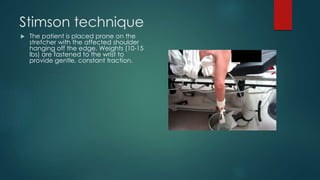 Shoulder dislocation | PPTX