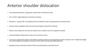 Shoulder dislocation | PPTX | Death, Injury, or Military Conflict ...