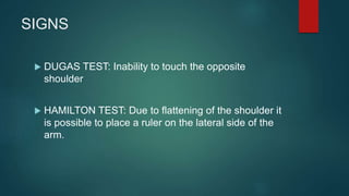 Shoulder dislocation- M.B.B.S | PPTX