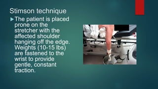 Shoulder dislocation- M.B.B.S | PPTX