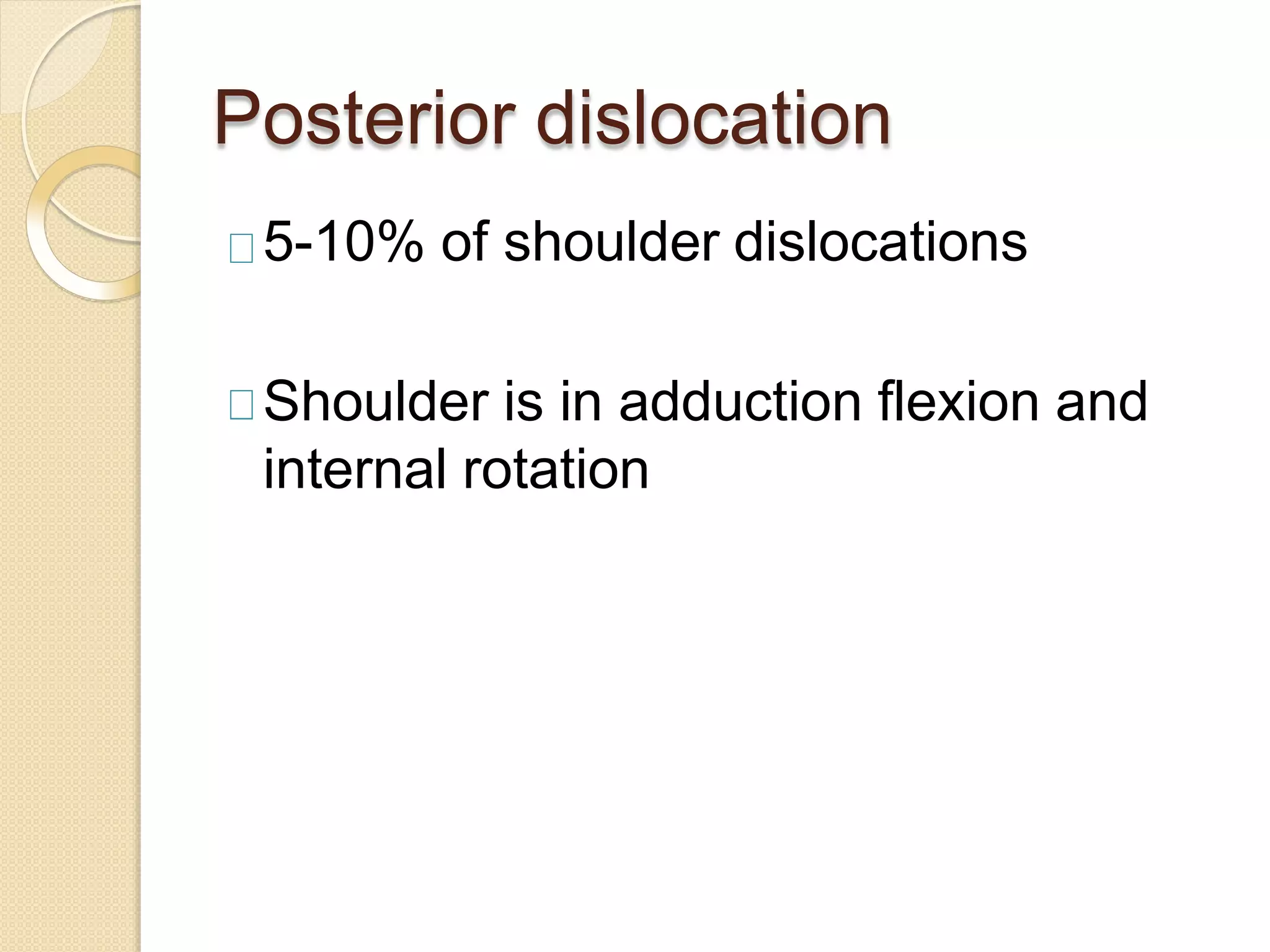 Shoulder dislocation | PPTX