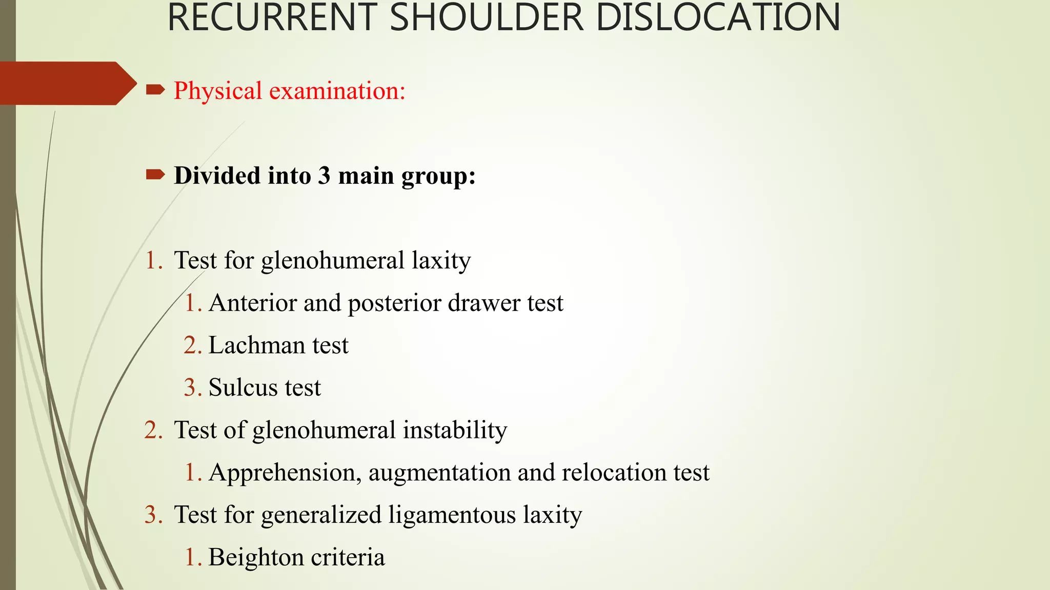Shoulder dislocation | PPTX