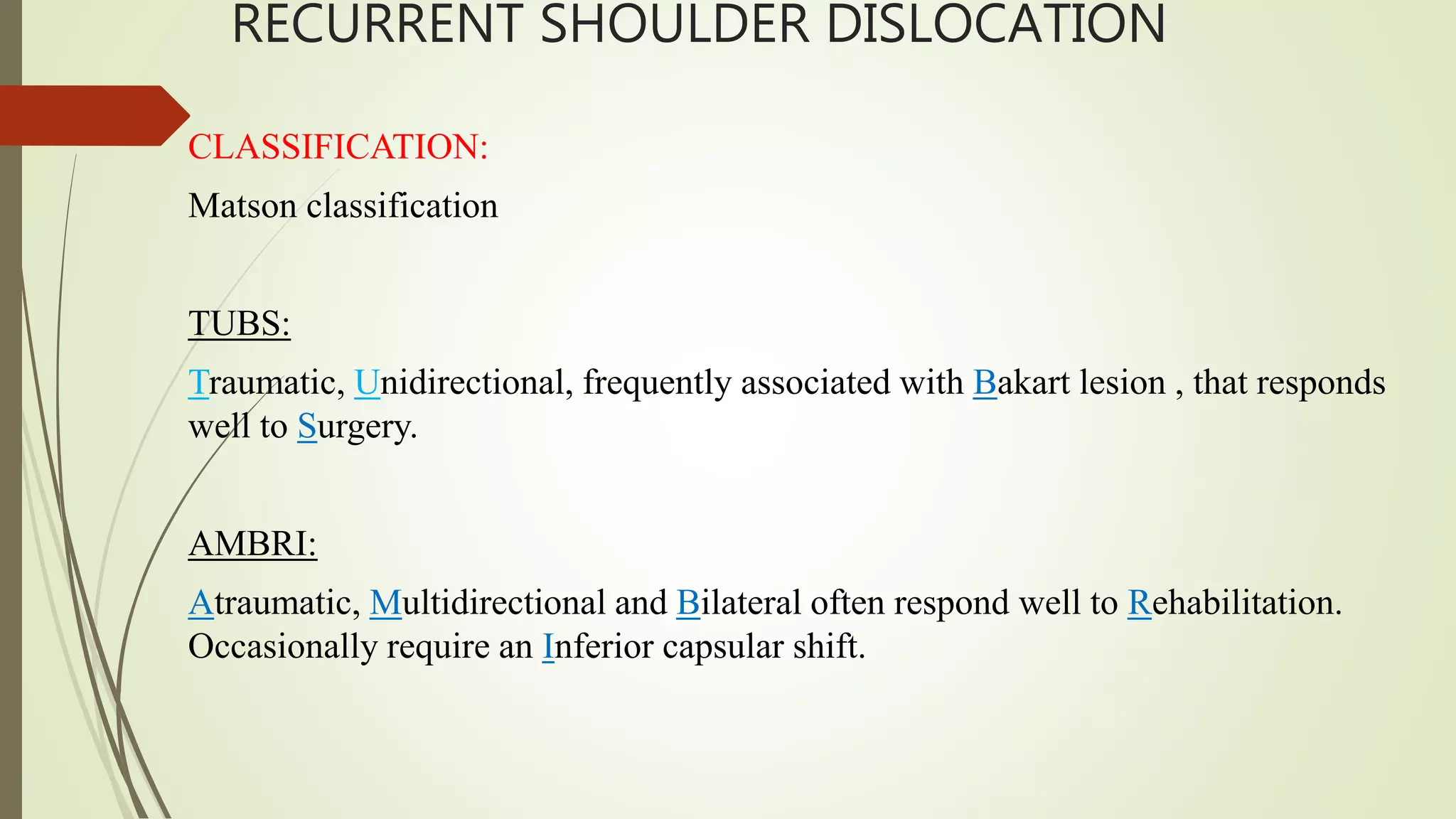 Shoulder dislocation | PPTX