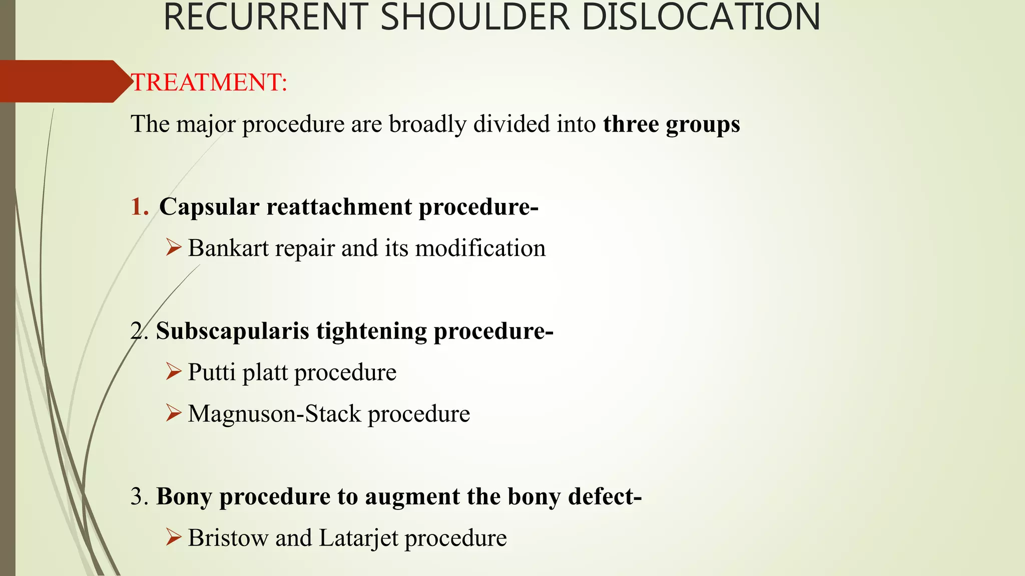 Shoulder dislocation | PPTX