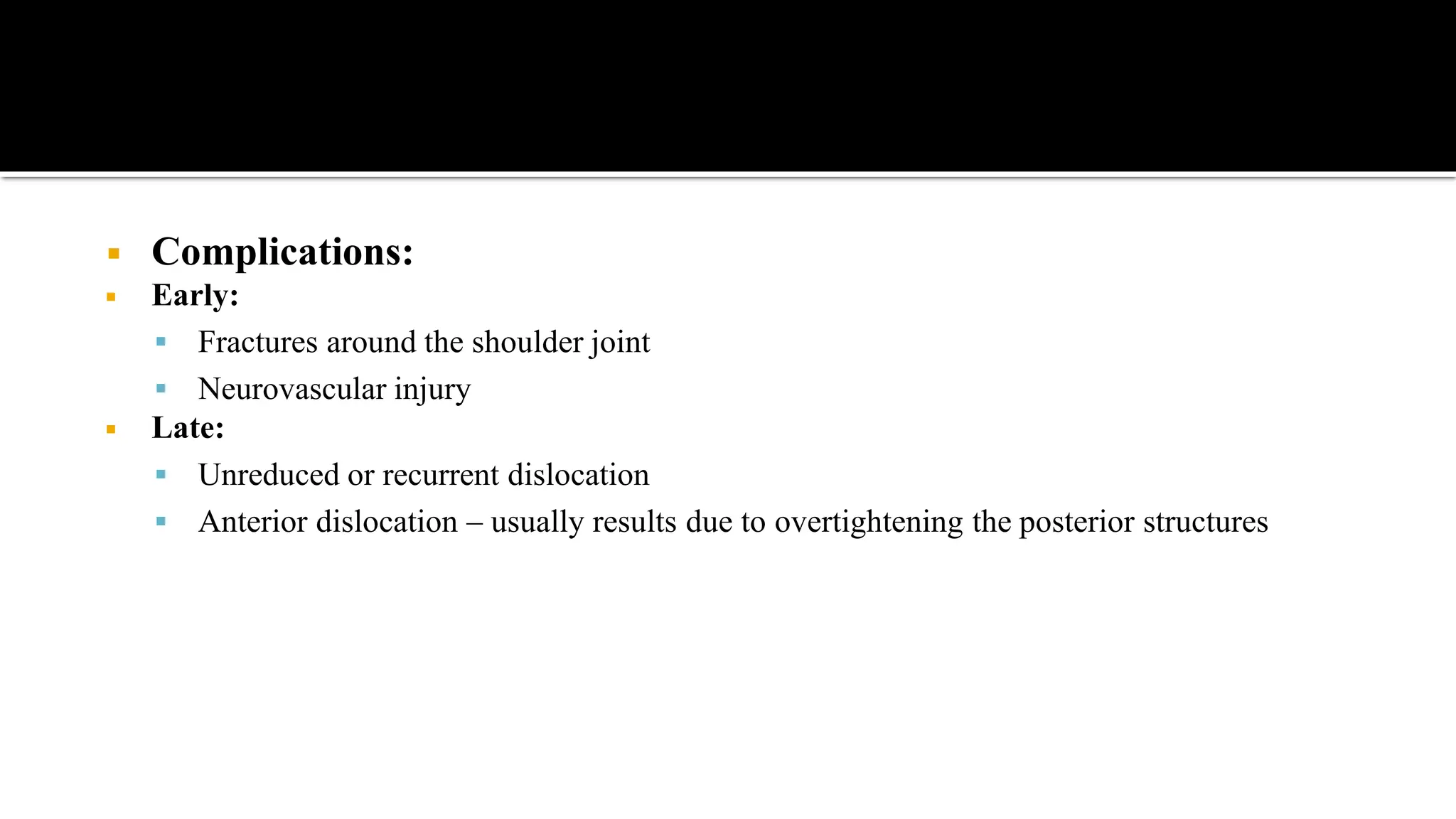 SHOULDER DISLOCATION - Types, Clinical Features | PPTX