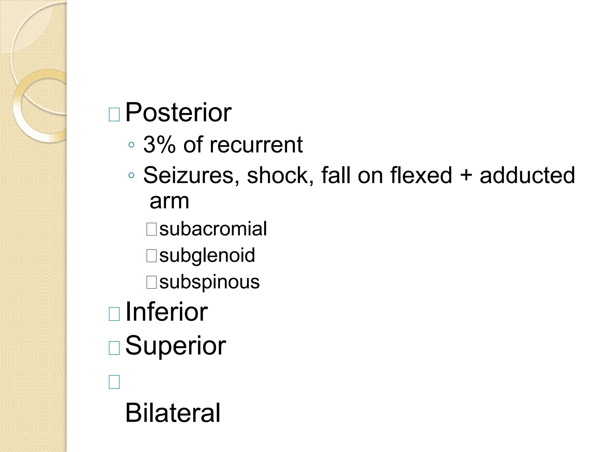 Shoulder Dislocation.pptx subject traumatology | PPTX