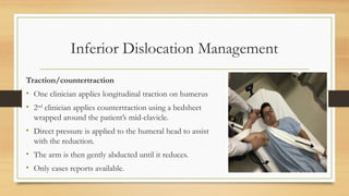 EMERGENCY DEPARTMENT APPROACH TO SHOULDER DISLOCATION- BY KAMOGA ...